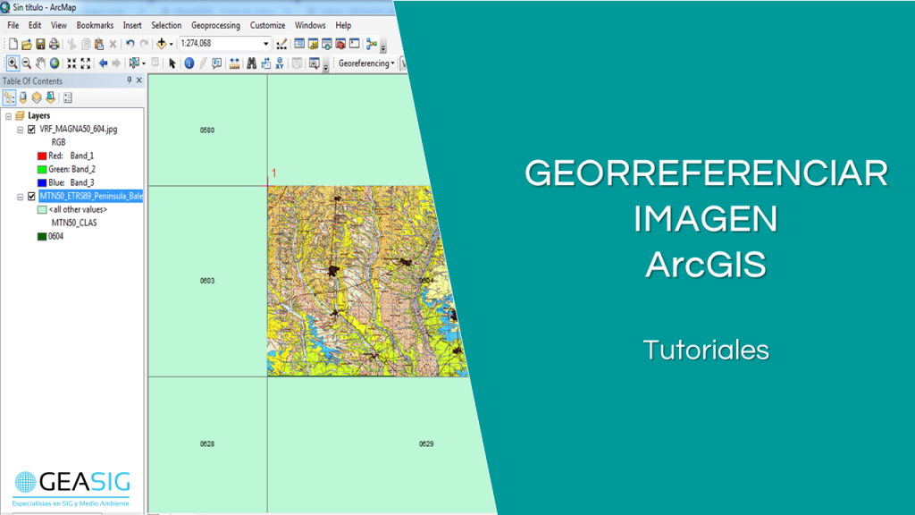 Georreferenciar imagen con ArcGIS – GEASIG