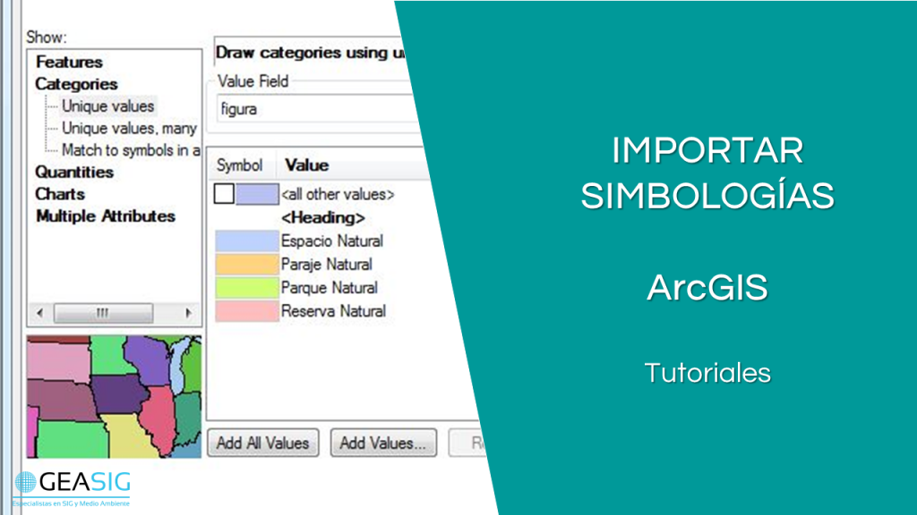 Importar simbología en ArcGIS | Tutoriales ArcGIS