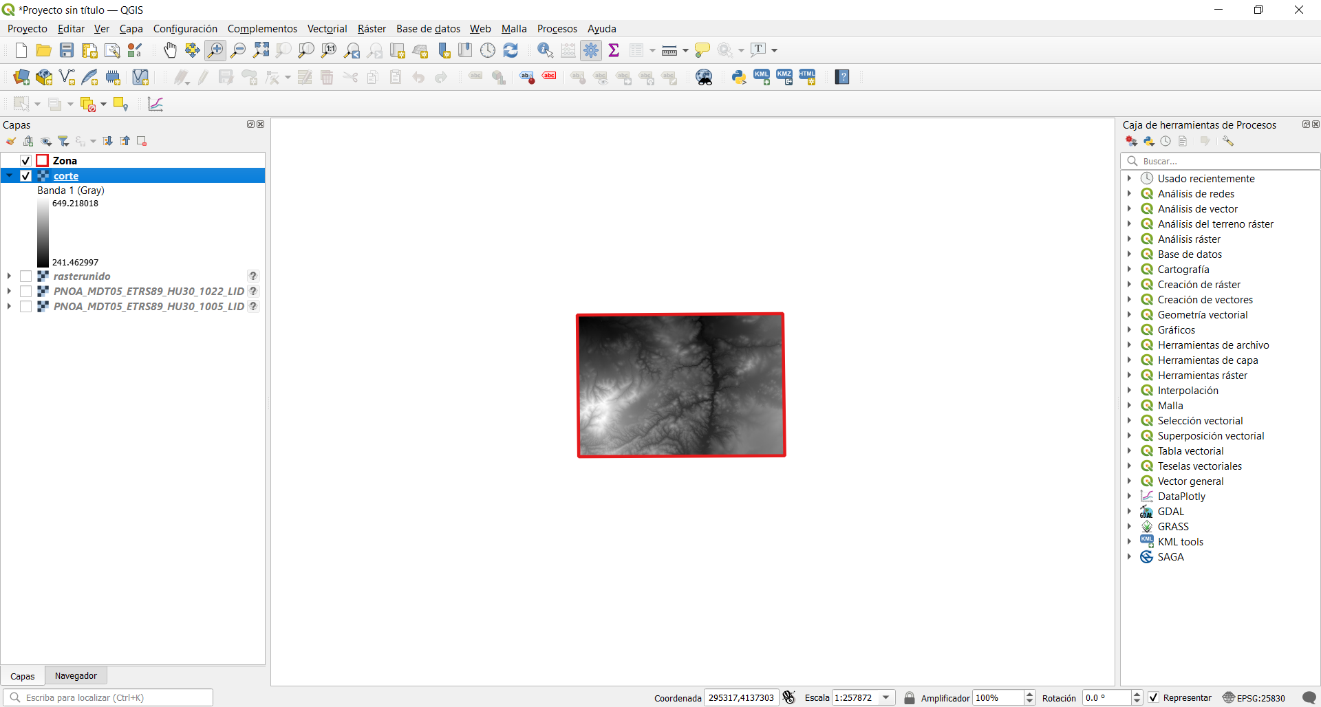 Unión de raster con QGIS – GEASIG