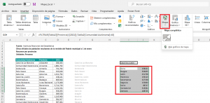Crear un mapa en Excel | Tutoriales | GEASIG