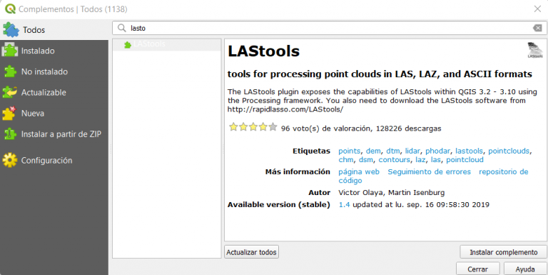 Datos LIDAR en QGIS: Rápido y sencillo │ GEASIG