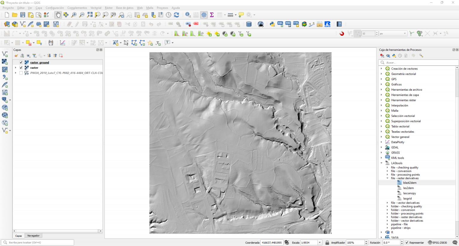 Datos LIDAR en QGIS: Rápido y sencillo │ GEASIG