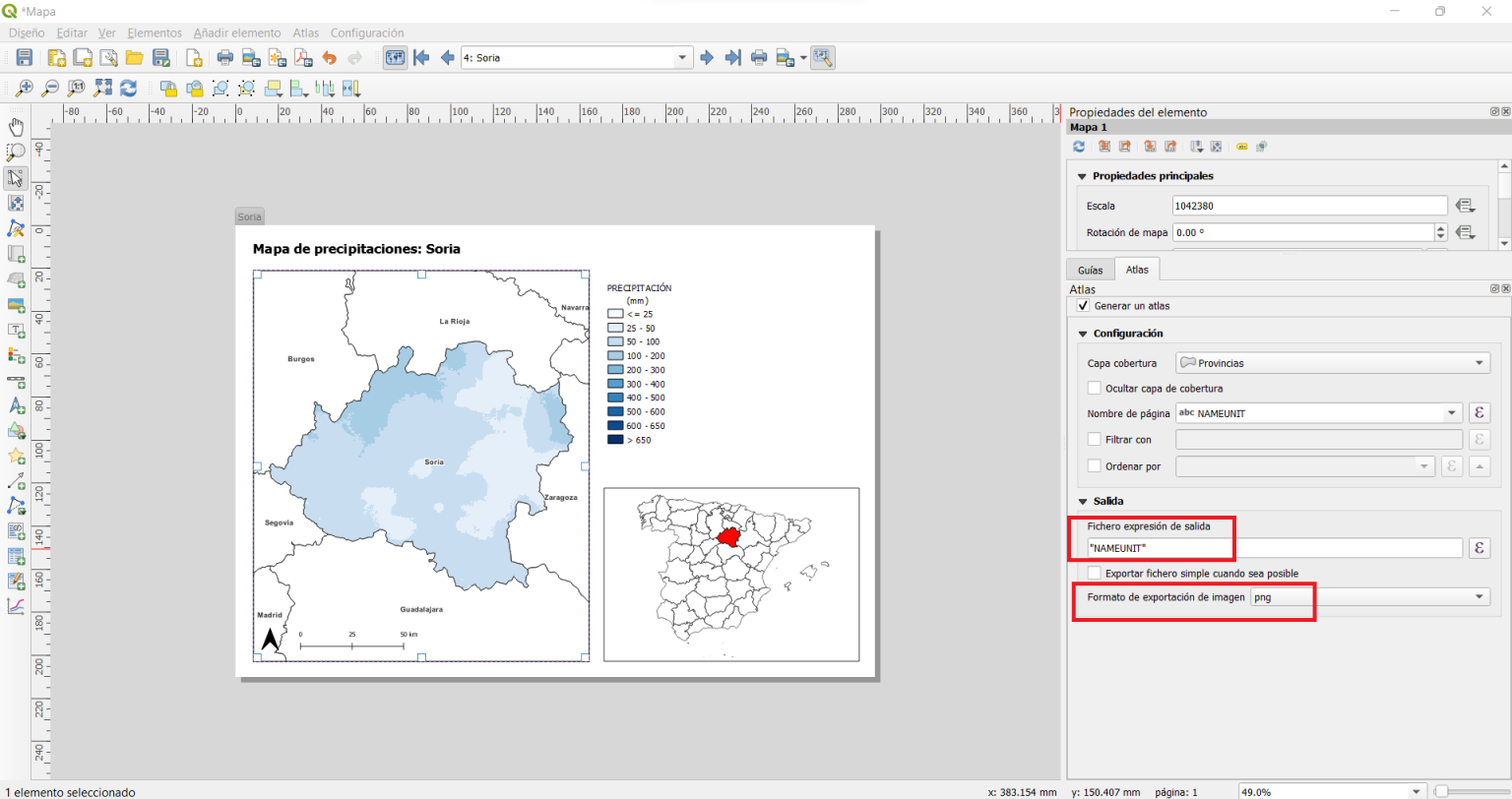 Mapas automáticos en QGIS – GEASIG