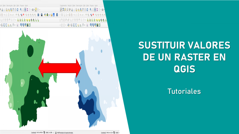 Sustituir valores de un raster con QGIS – GEASIG